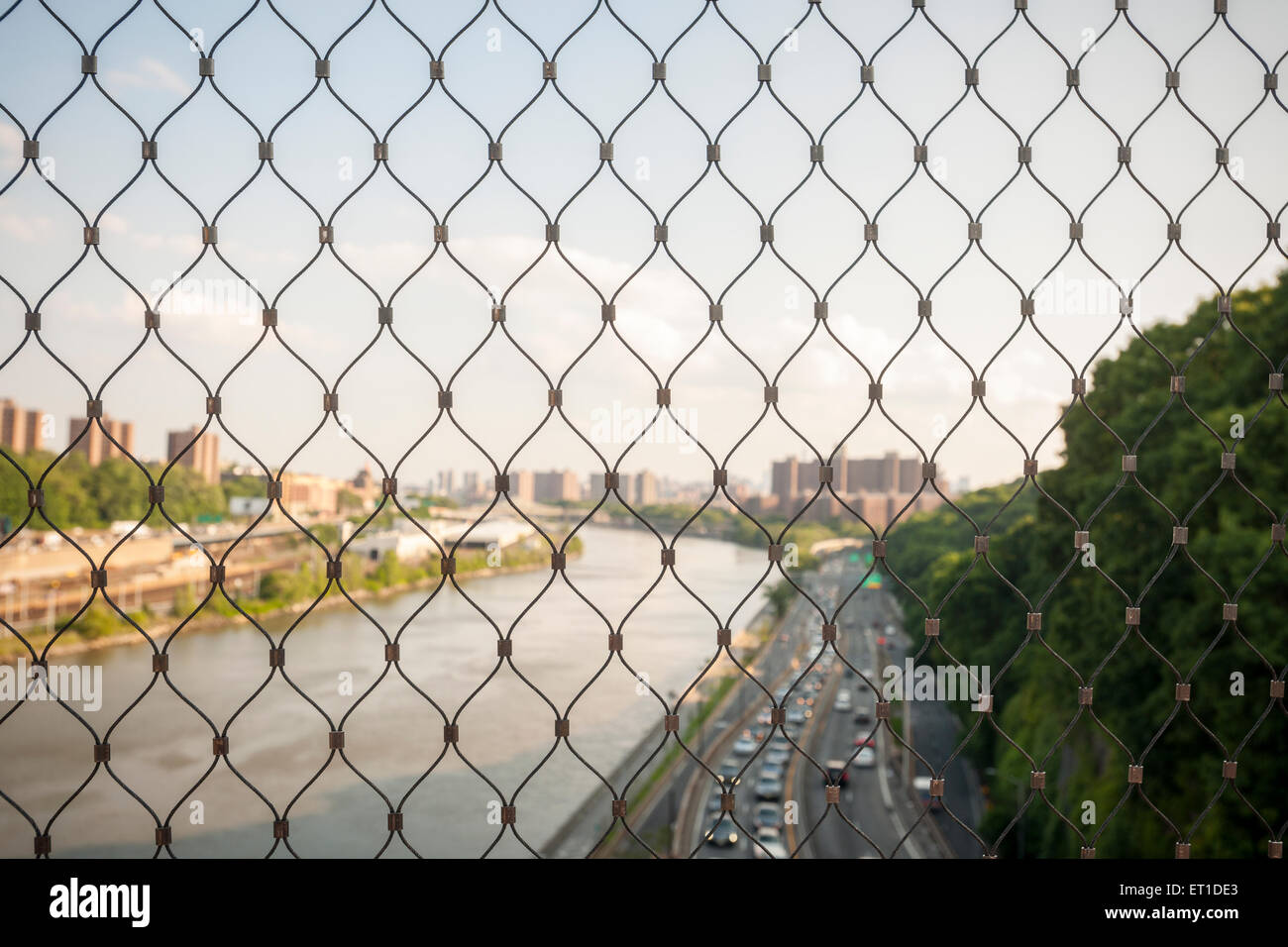The view south from the newly opened reconstructed High Bridge ...