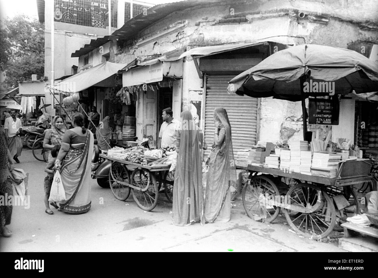 Market at Kamathipura ; Bombay Mumbai ; Maharashtra ; India Stock Photo ...