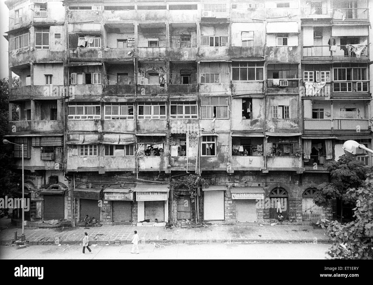 Building at Dockyard Station ; Bombay ; Mumbai ; Maharashtra ; India ...