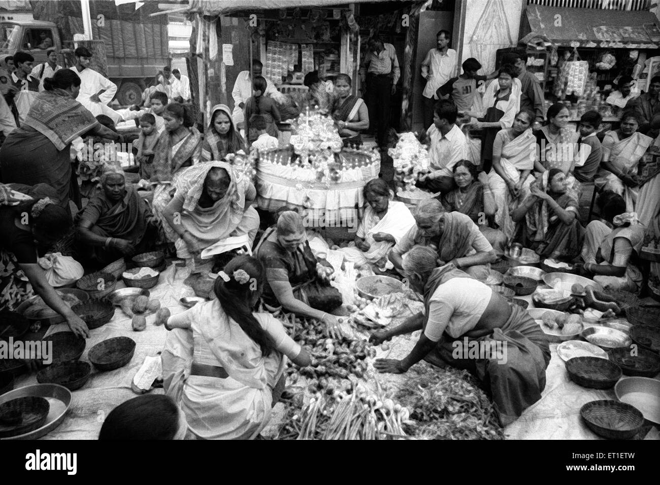 Devdasi celebrating Yellamma festival at Kamathipura ; Bombay Mumbai ...