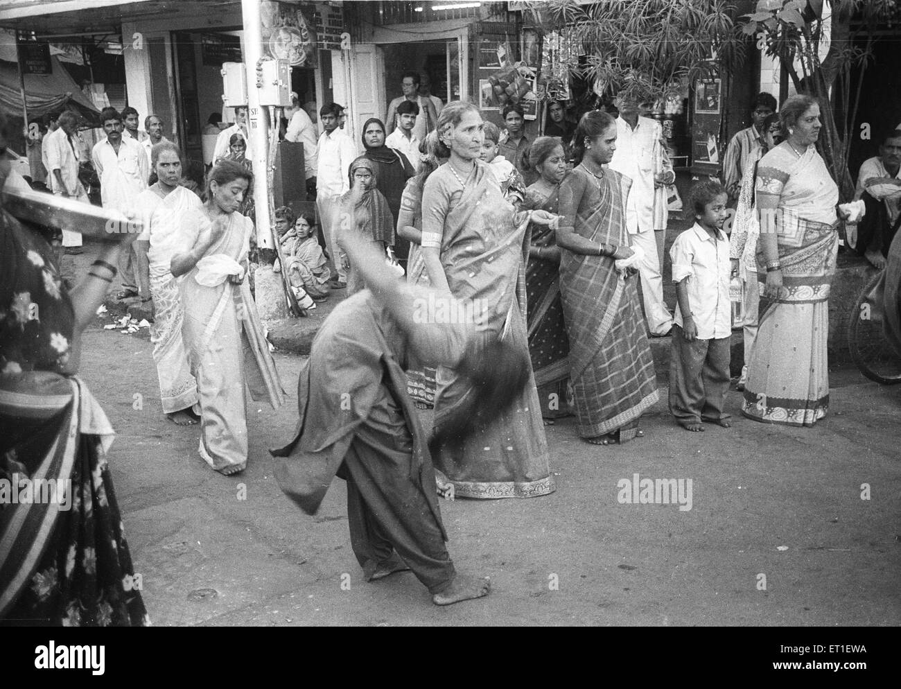 Devdasi celebrating Yellamma festival at Kamathipura ; Bombay Mumbai ...