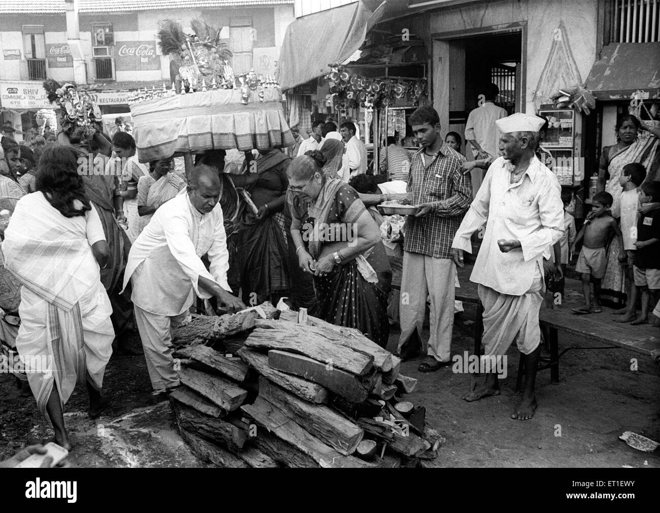 Devdasi celebrating Yellamma festival at Kamathipura ; Bombay Mumbai ...