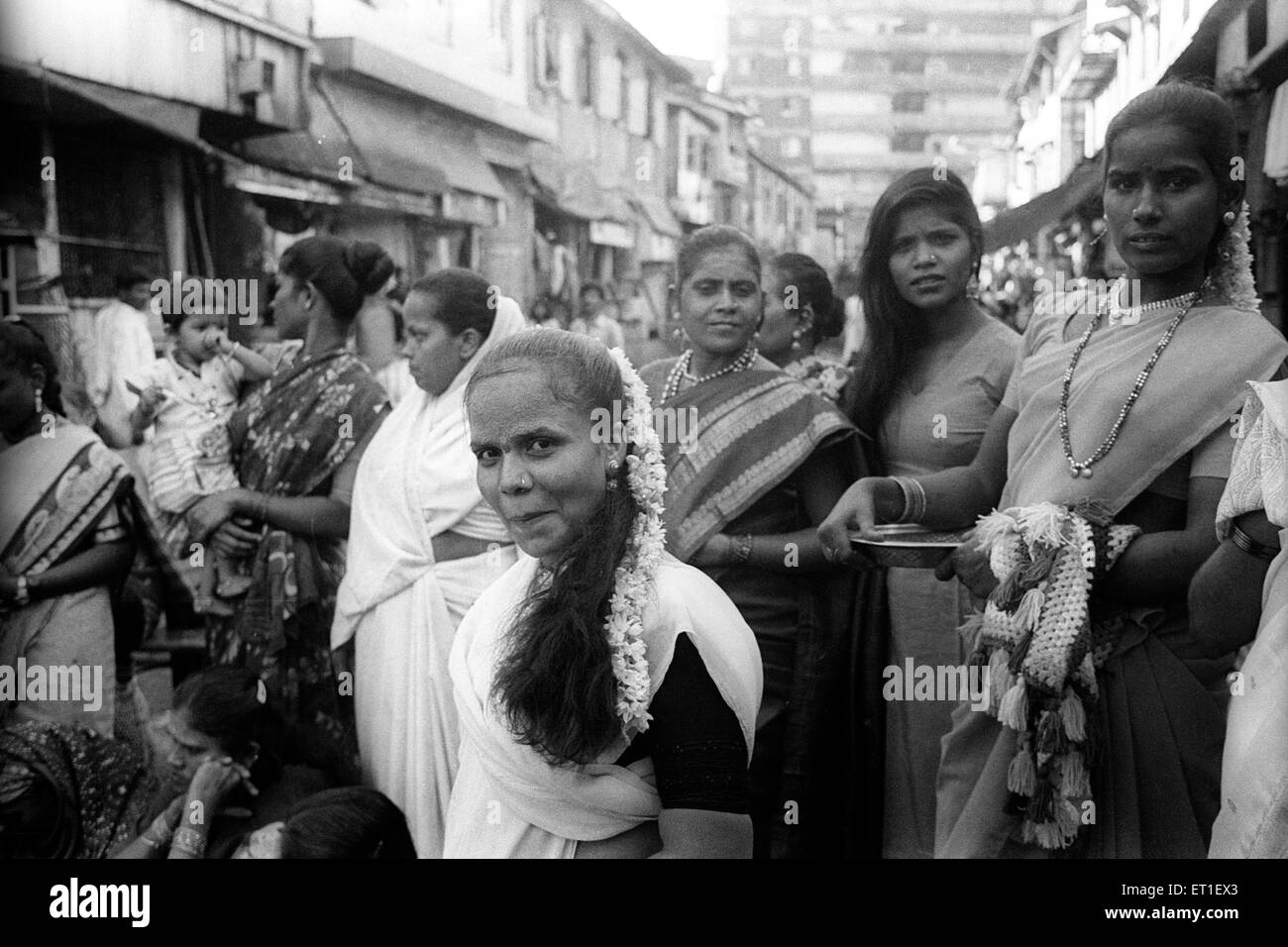 Devdasi celebrating Yellamma festival procession at Kamathipura ...