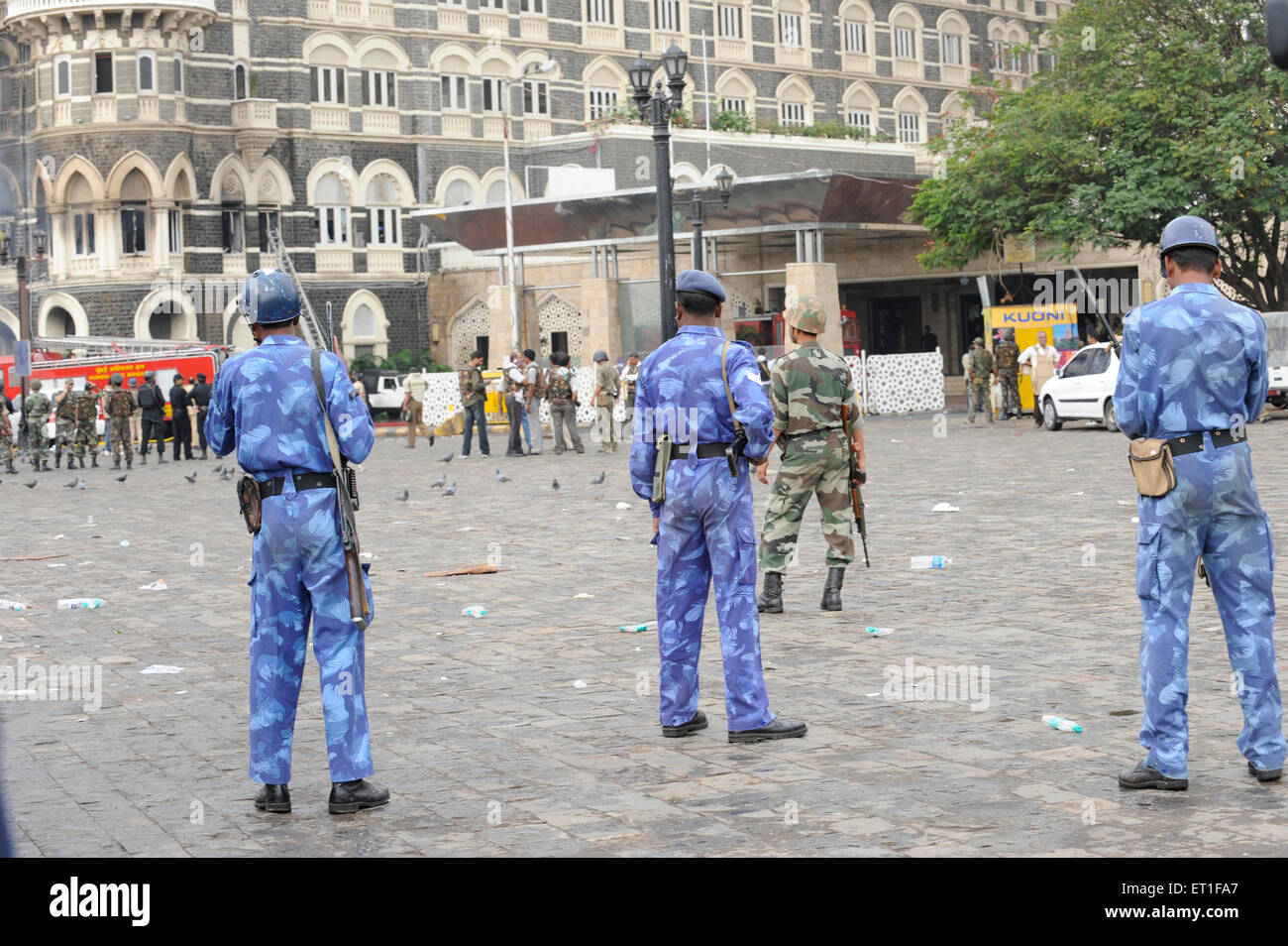 Rapid Action Force RAF commando Taj Mahal hotel ; after Terrorist ...