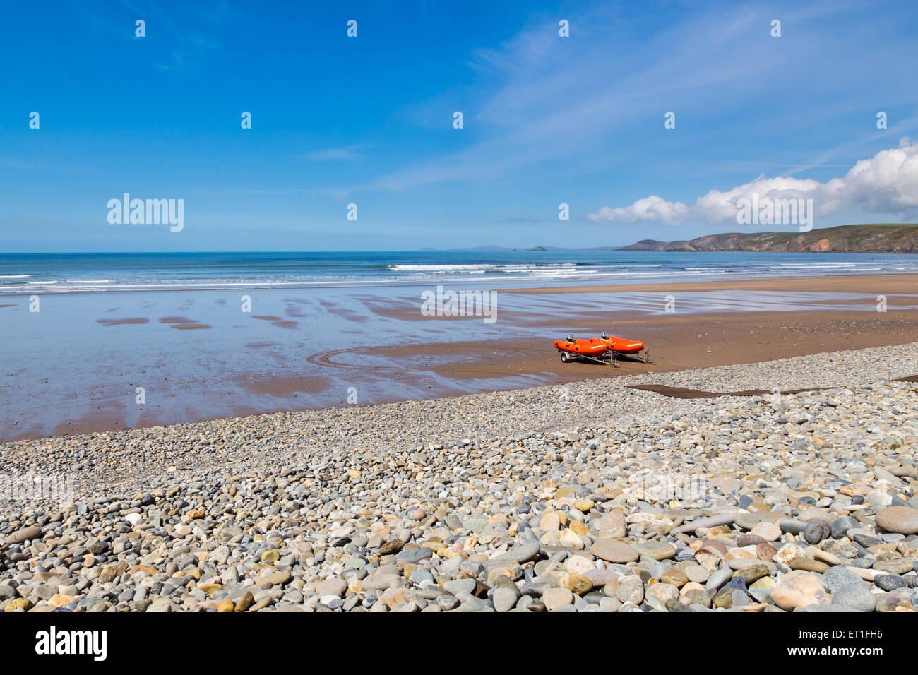 Newgale beach pembrokeshire summer hi-res stock photography and images ...