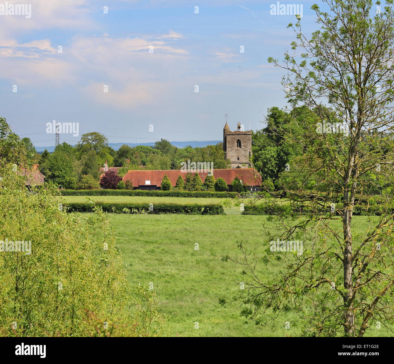East Hagbourne Village Church Stock Photo - Alamy