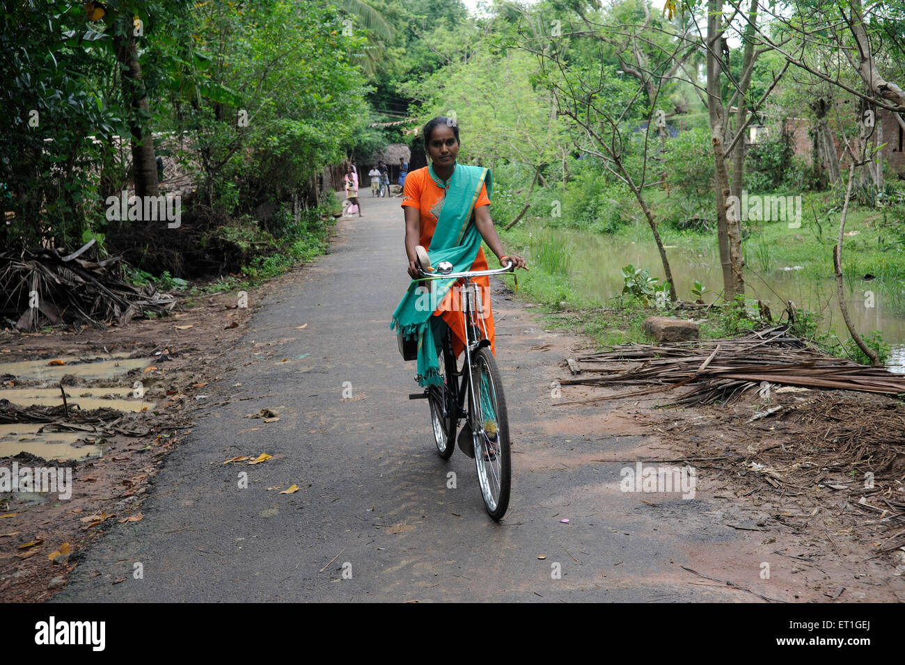 Tamil village women hi-res stock photography and images - Alamy