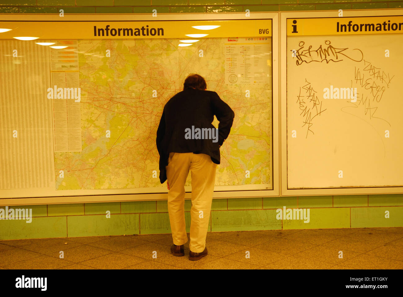 underground subway railway station u bahn, Berlin, Germany, German ...