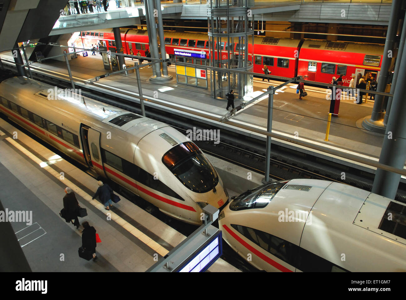 underground subway railway station u bahn, Berlin, Germany, German ...