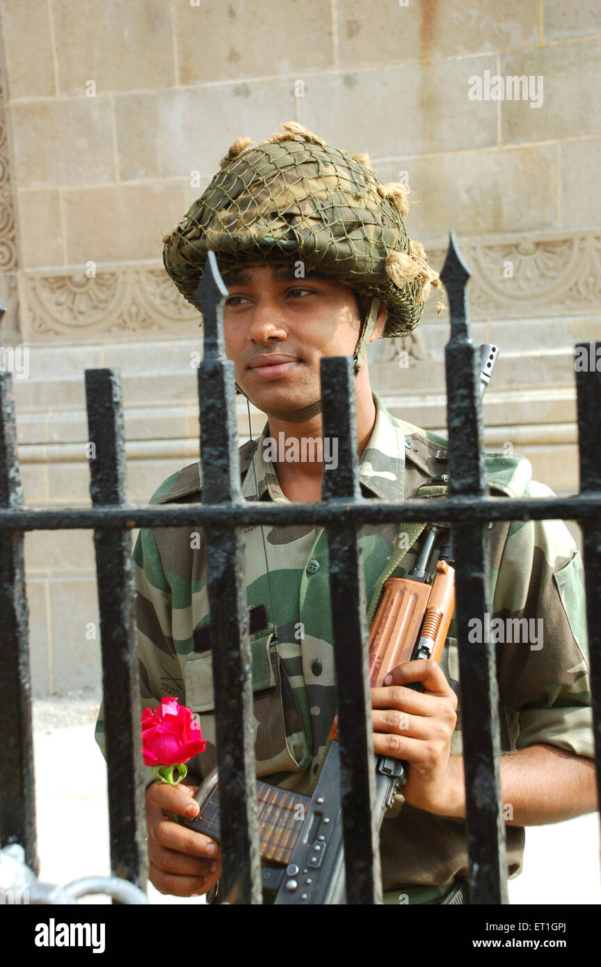 Indian man security guard portrait hi-res stock photography and images ...