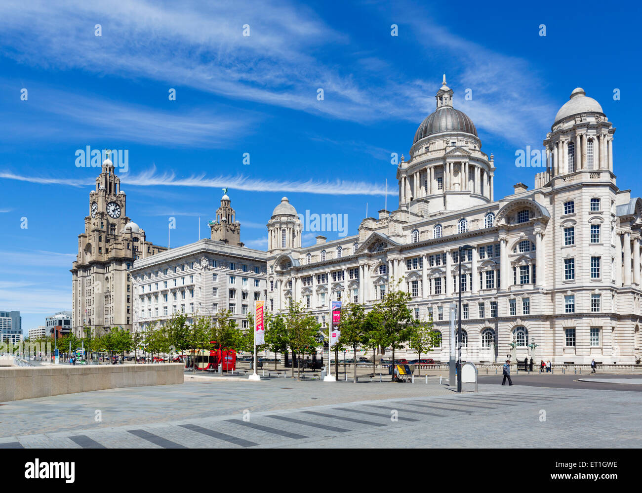 The Royal Liver, Cunard and Port of Liverpool Buildings ("The Three ...