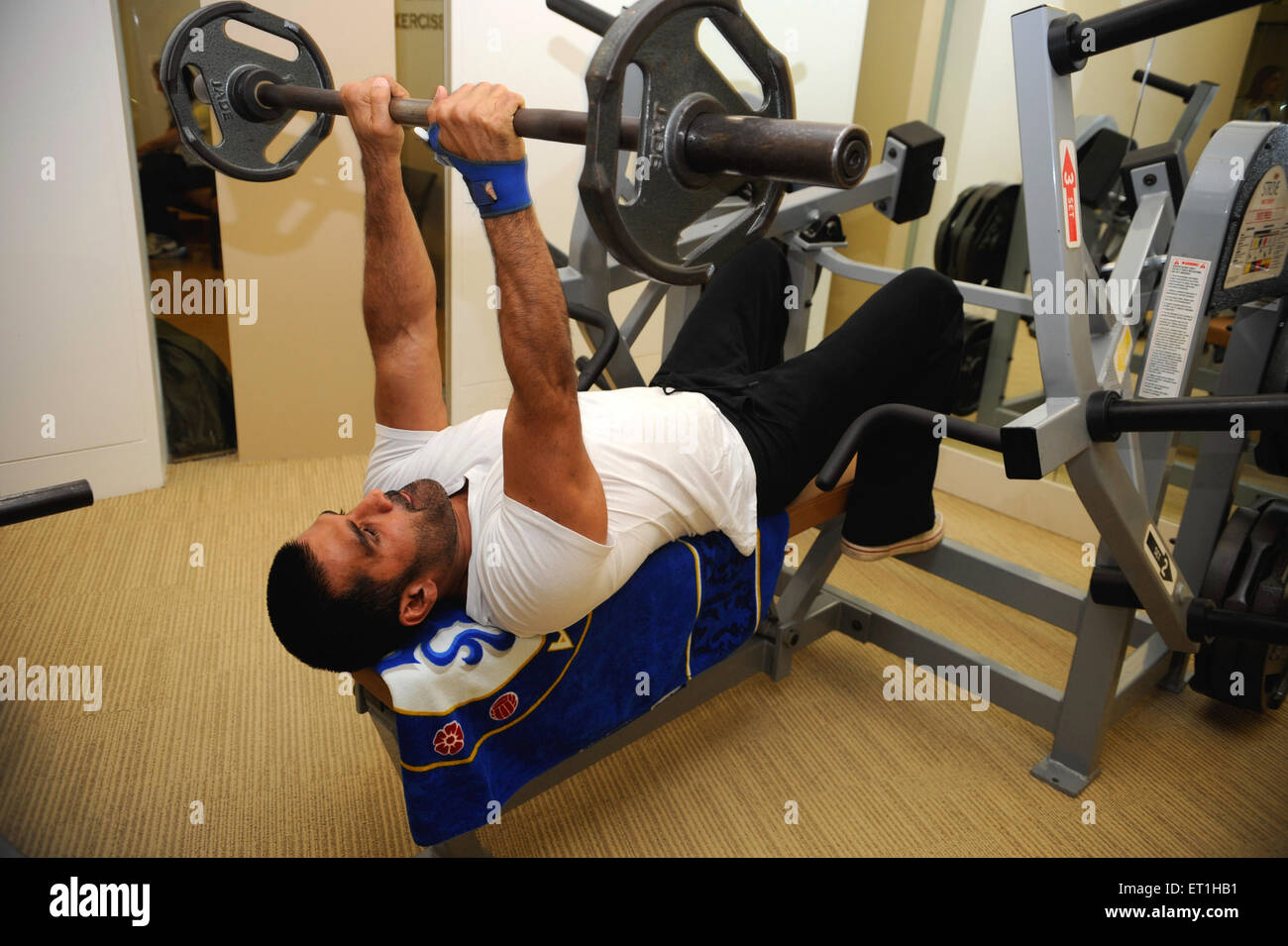 Sunil Shetty In Gym