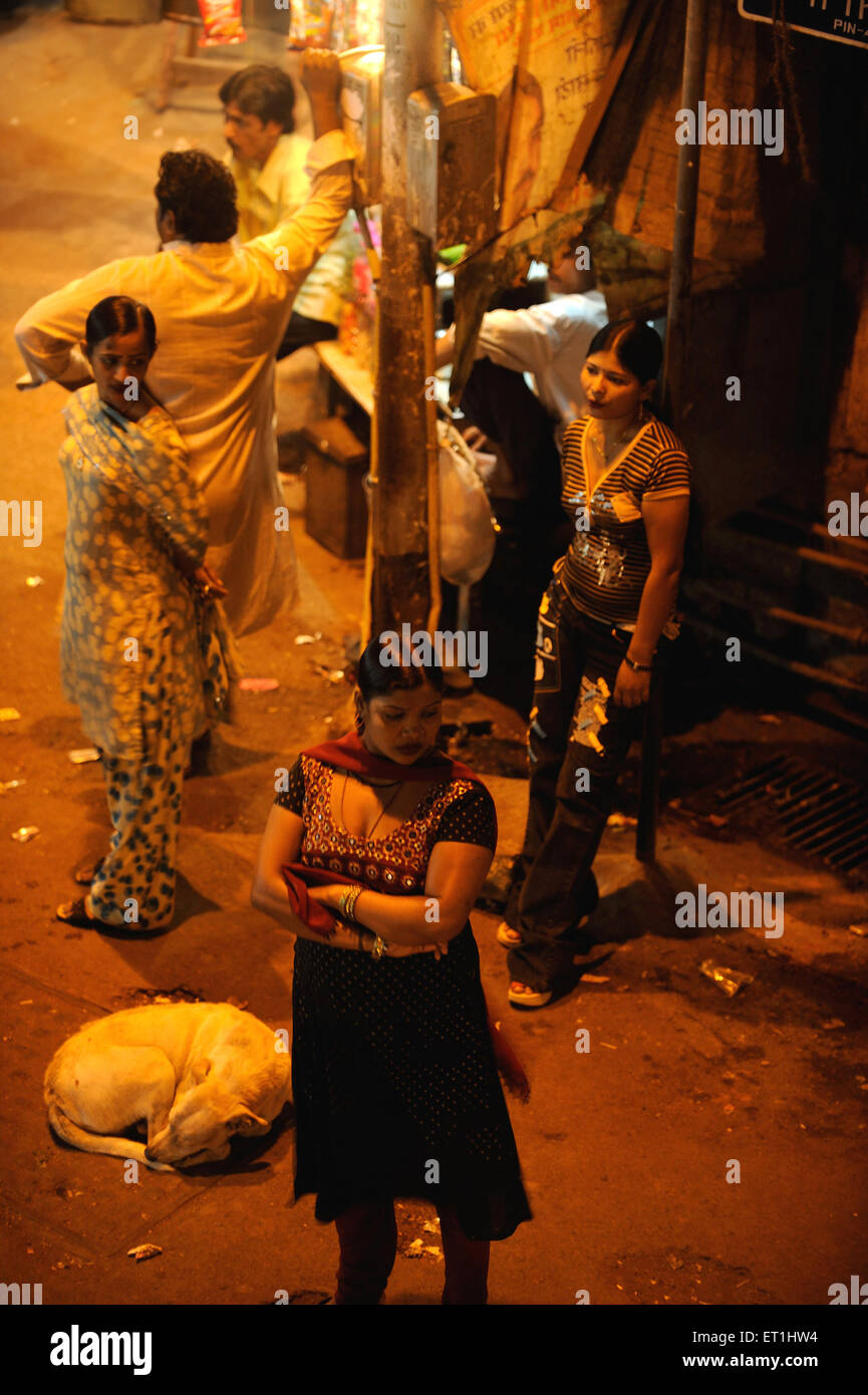 Prostitute; Kamathipura; Lal Bazar; red light area; Grant Road; Bombay ...