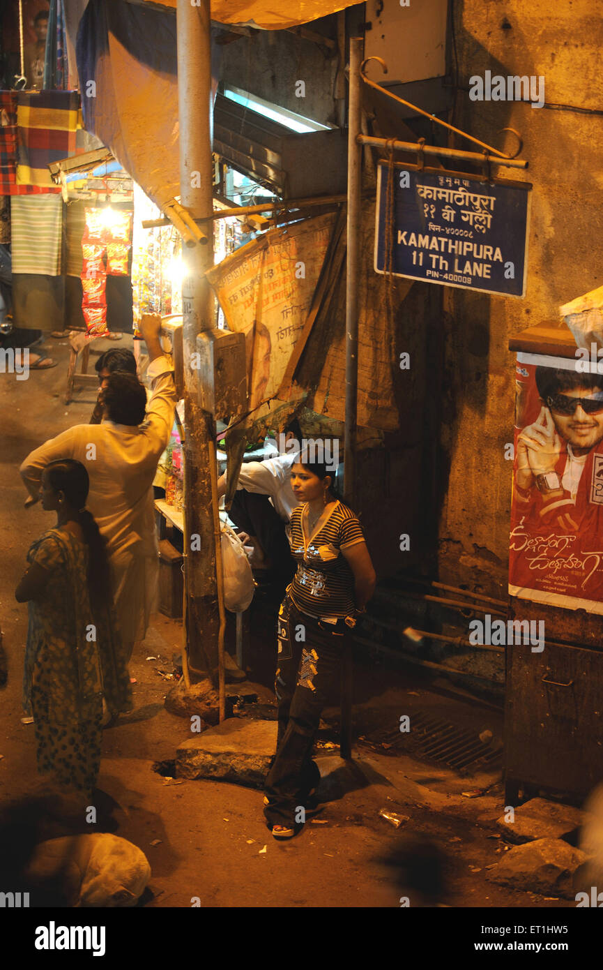 Prostitute; Kamathipura; Lal Bazar; red light area; Grant Road; Bombay ...