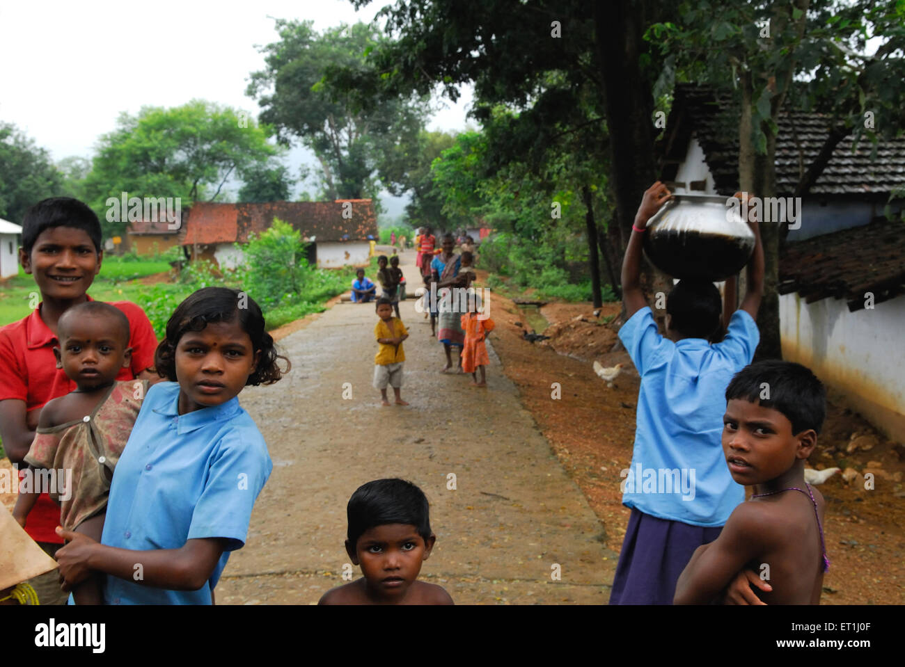 Ho tribe children, Ho tribe, tribal people, Chakradharpur, West ...