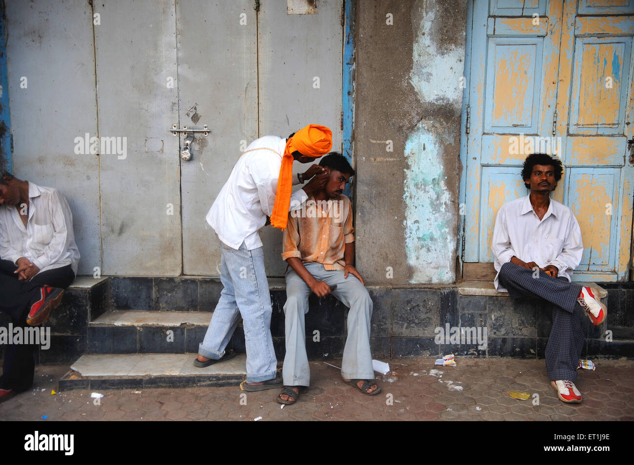 ear cleaner ; Bombay ; Mumbai ; Maharashtra ; India Stock Photo - Alamy