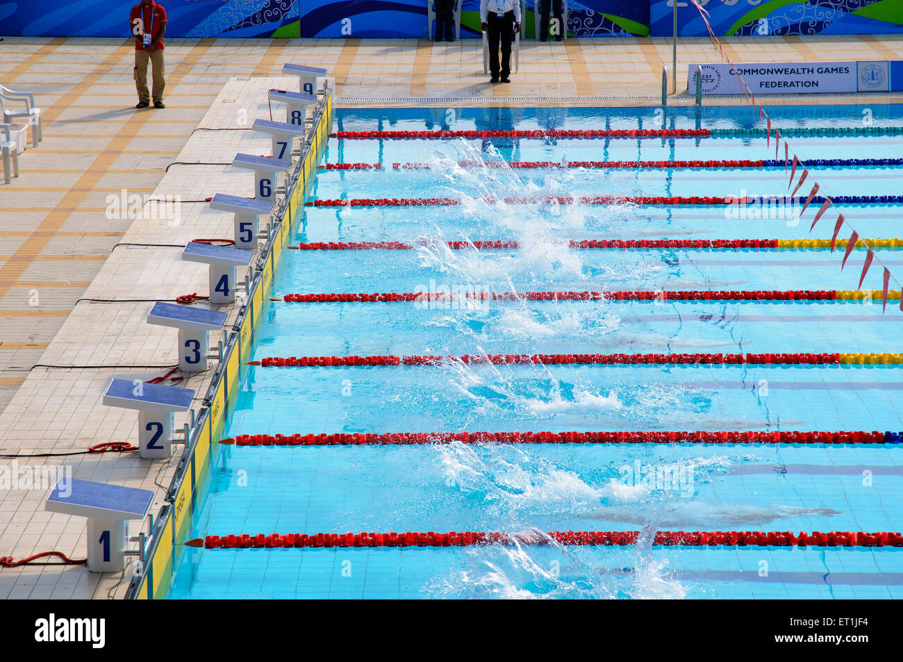 Swimming competition, Pune, India, Indian Stock Photo - Alamy