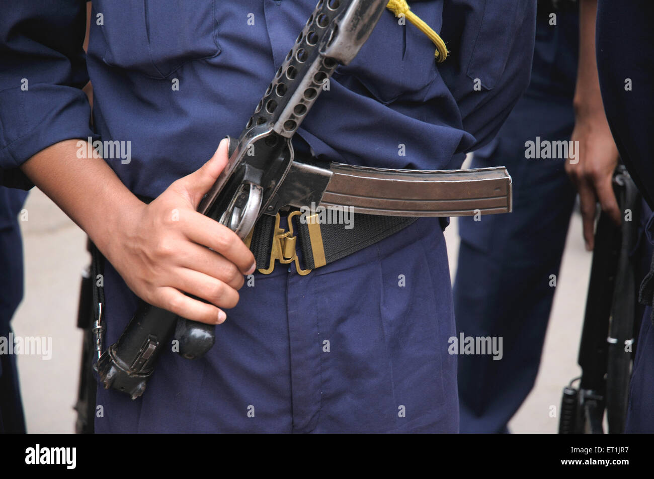 Commando with sten gun ; Pune ; Maharashtra ; India Stock Photo - Alamy