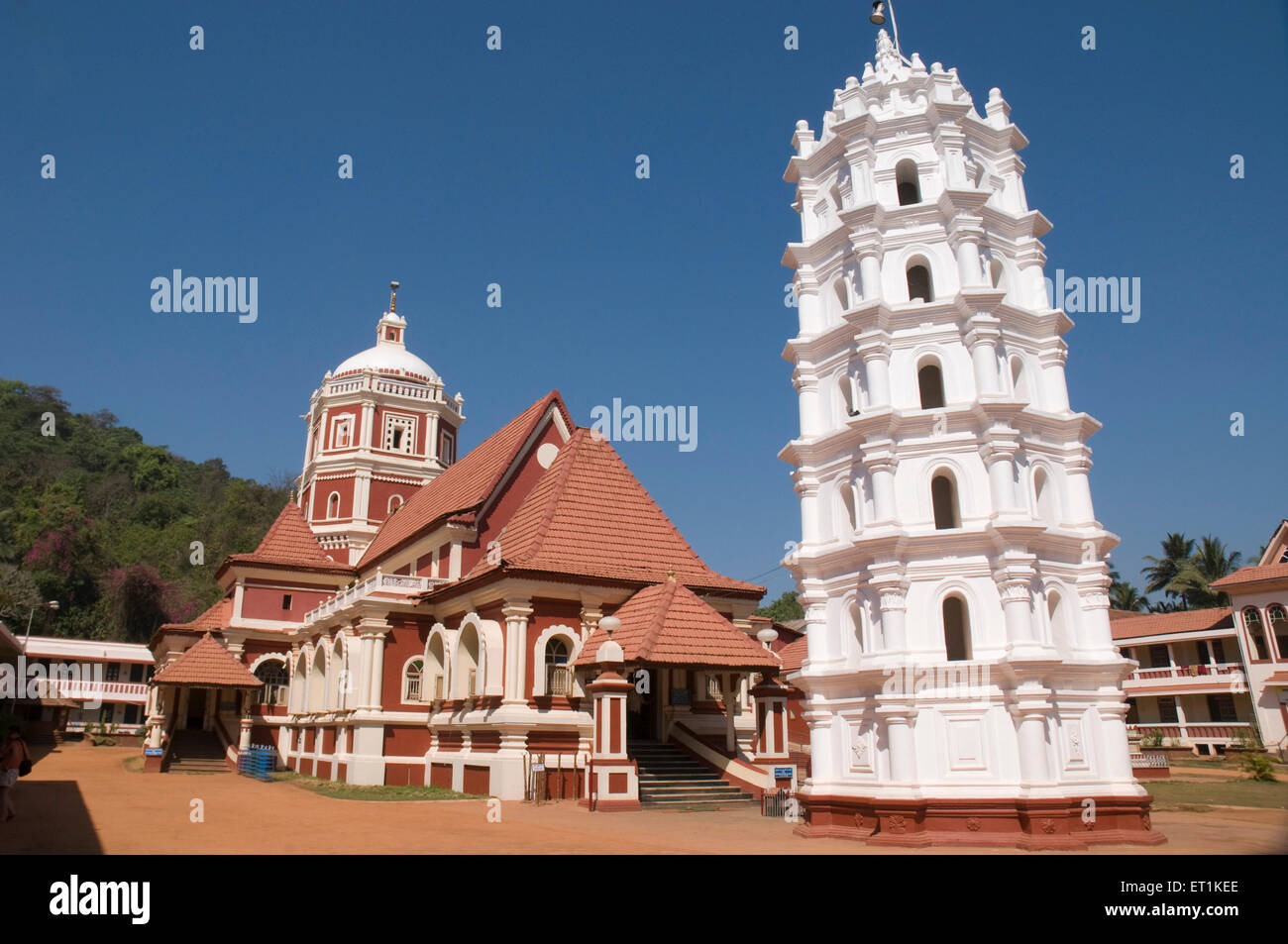 Shree Shantadurga Mandir Goa India Asia Stock Photo - Alamy
