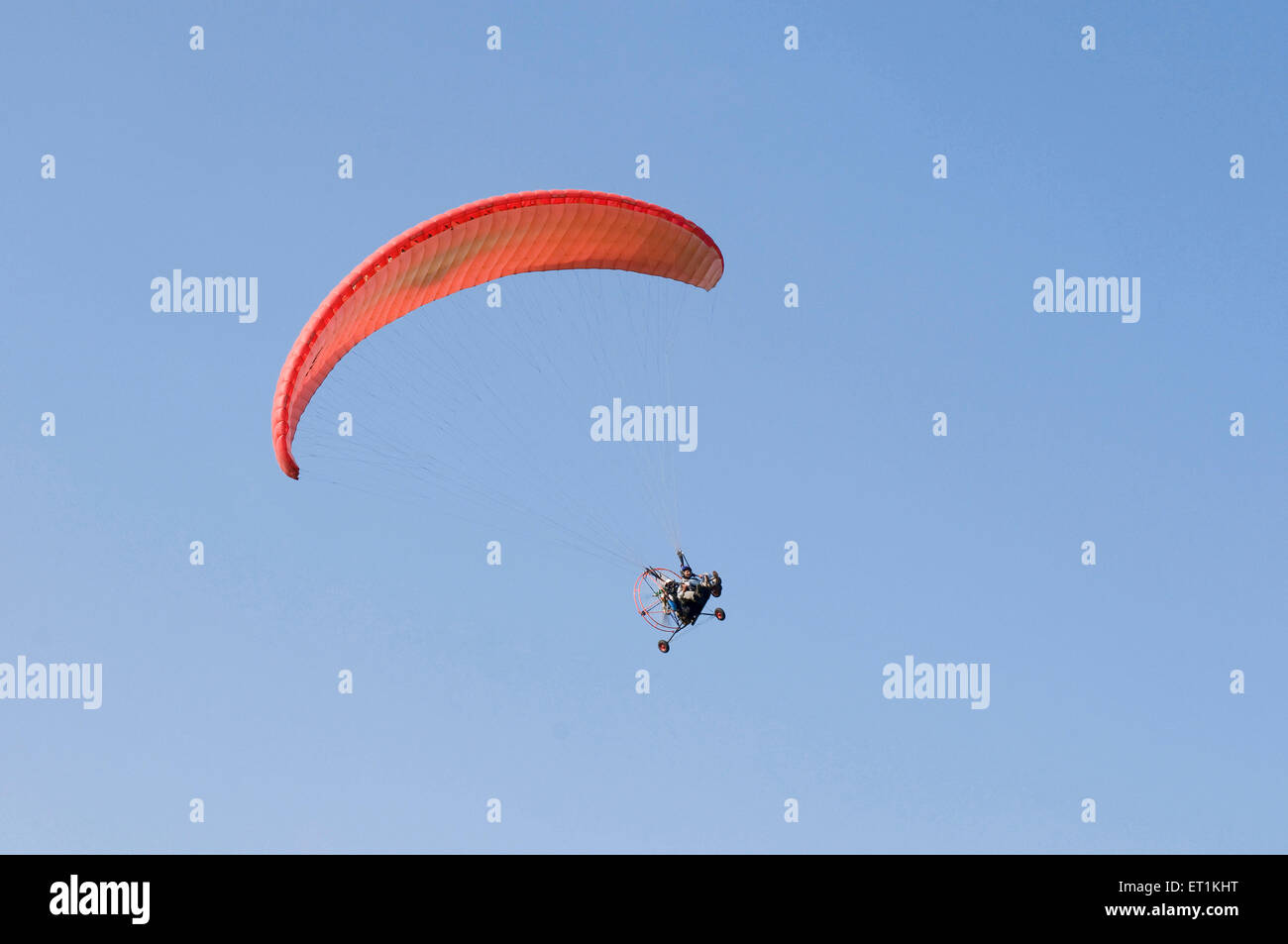 paramotor gliding flight in Pune at Maharashtra India Asia Stock Photo ...