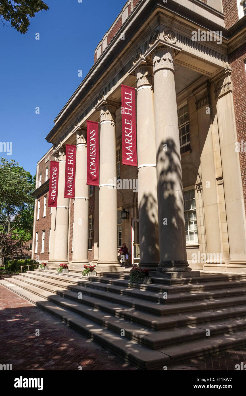Lafayette's college main administration building, Markle Hall, private ...