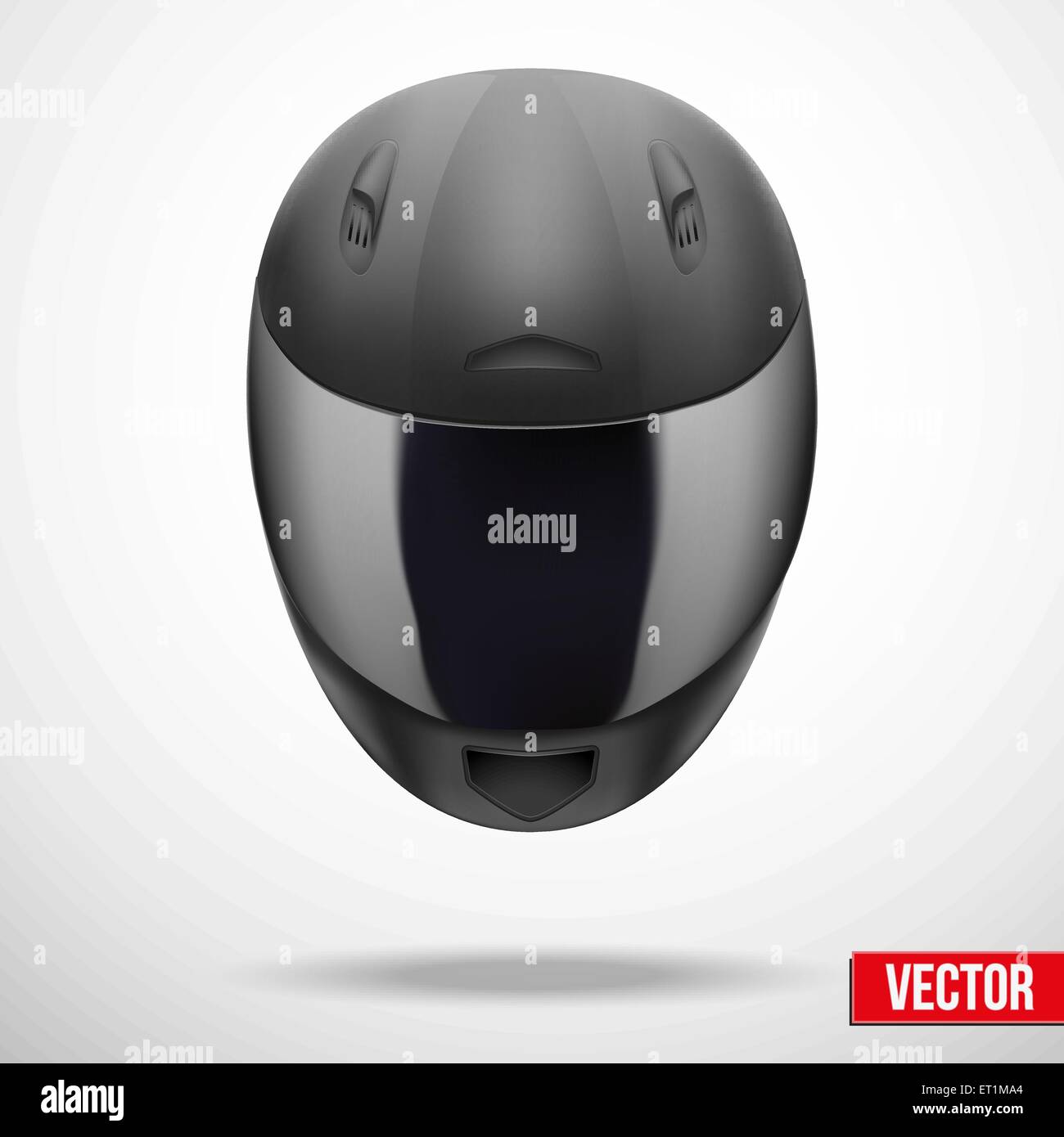 High quality light gray motorcycle helmet vector Stock Vector Image ...