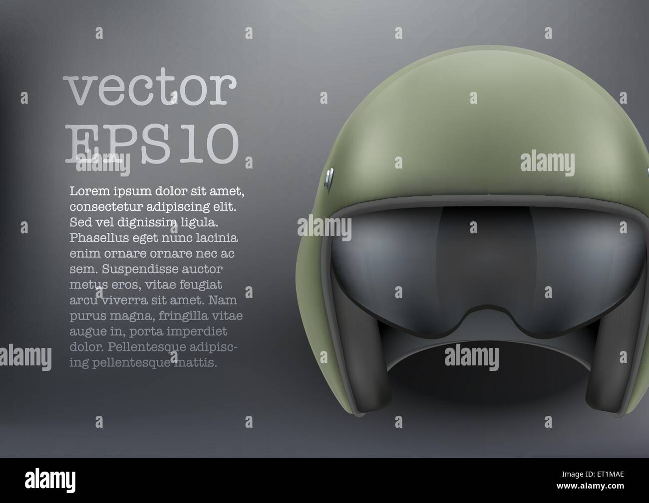 Background of Military flight helicopter helmet. Vector Stock Vector ...