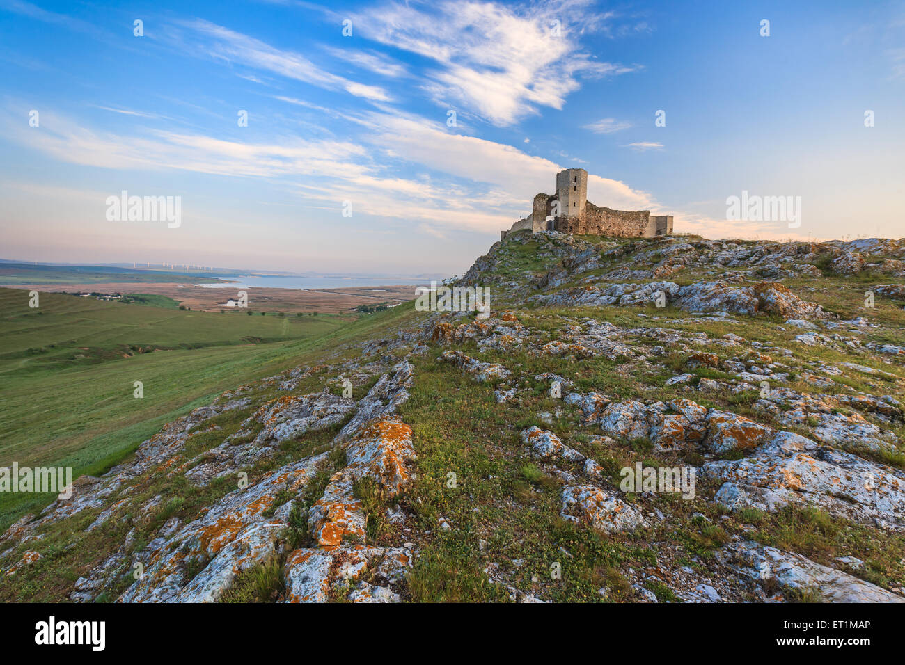 Ruins ancient enisala royal castle hi-res stock photography and images ...
