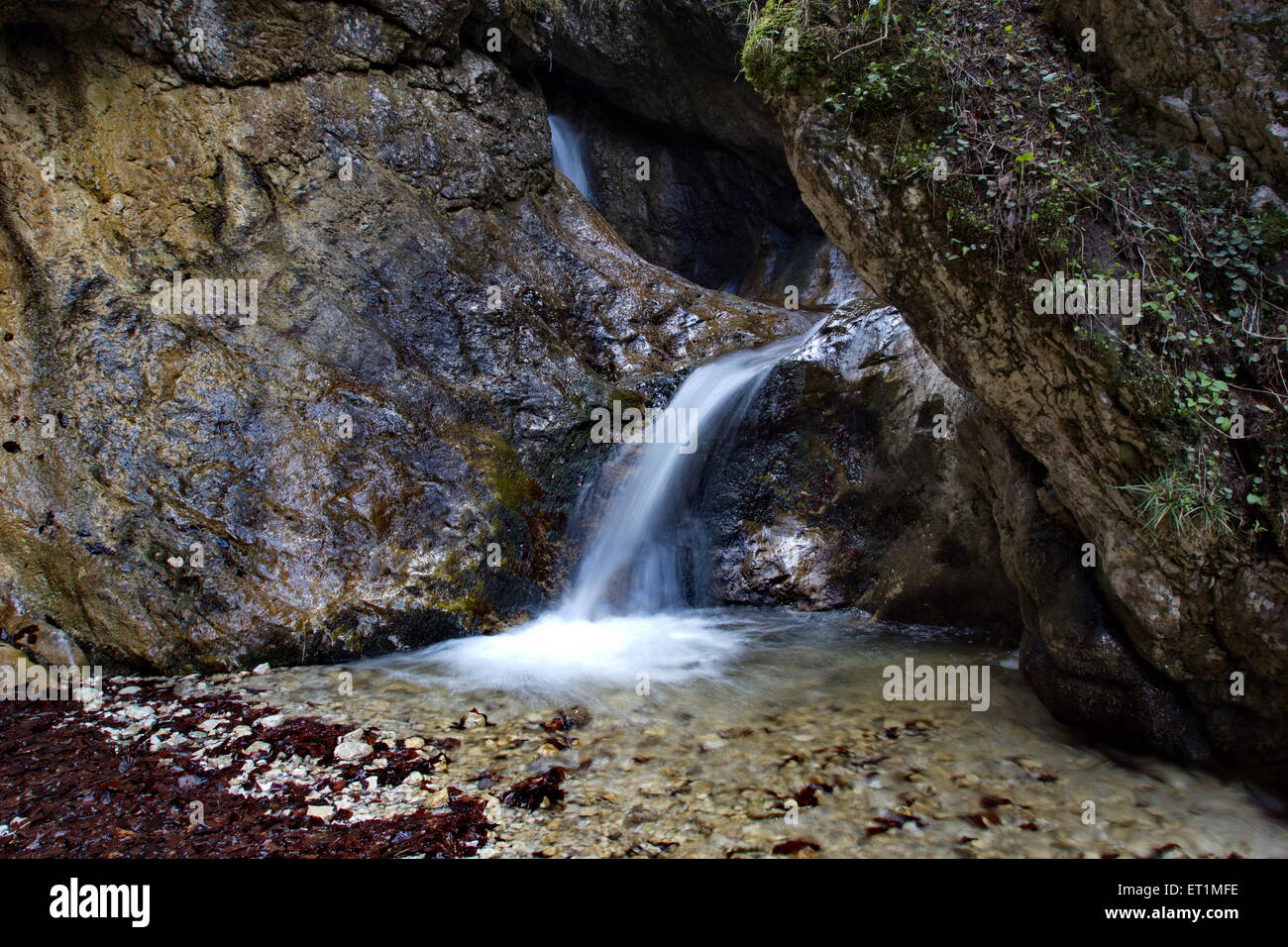 waterfall, Mala Fatra national park, Slovakia Stock Photo - Alamy