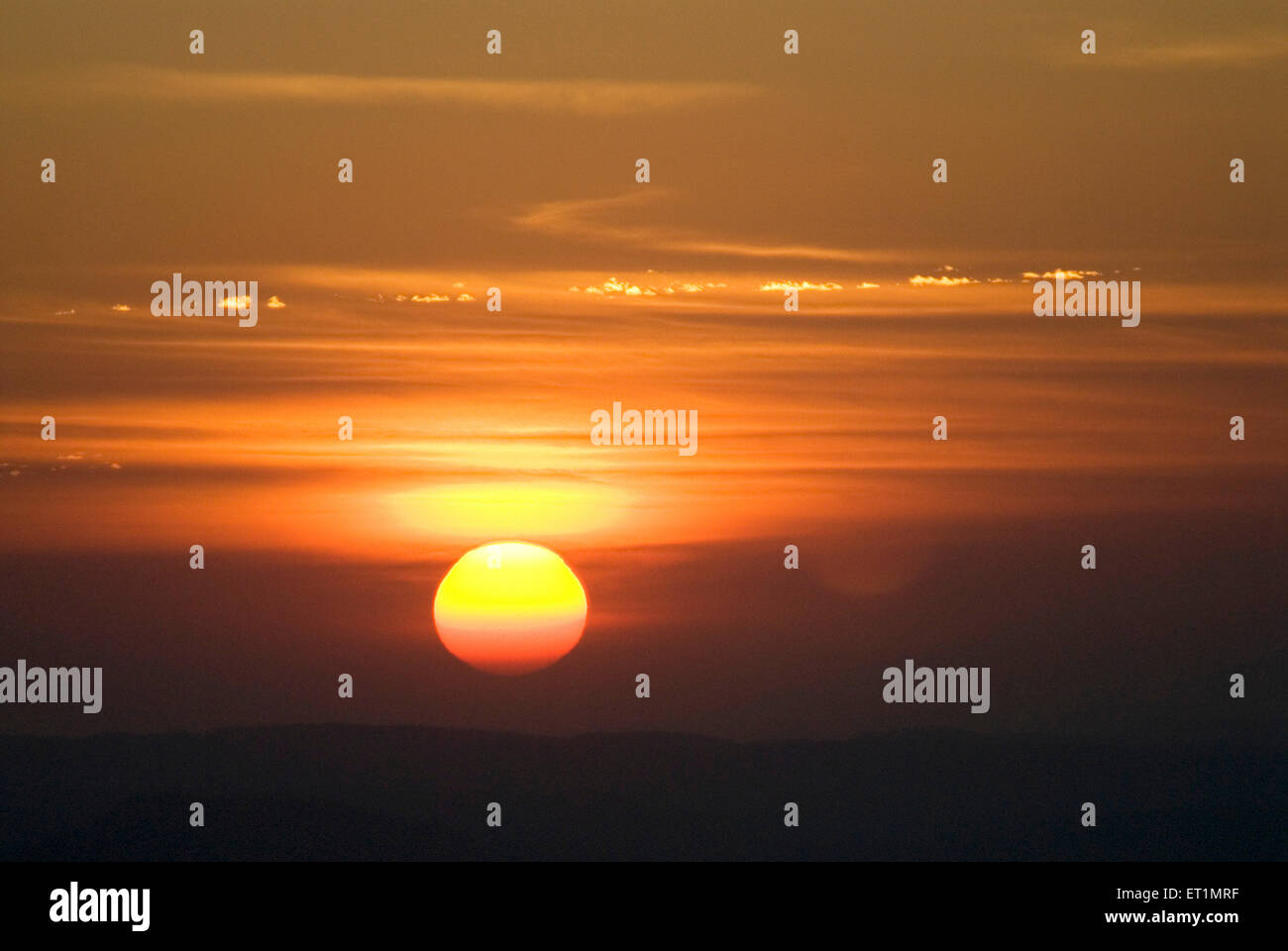 Sunset point, Chikhaldara, hill station, Satpura Range, Deccan plateau ...