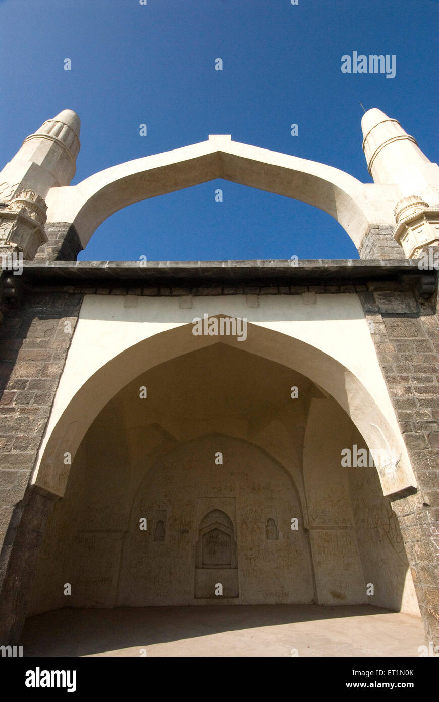 Kamani masjid on Shivneri fort ; Taluka Junnar ; district Pune ...