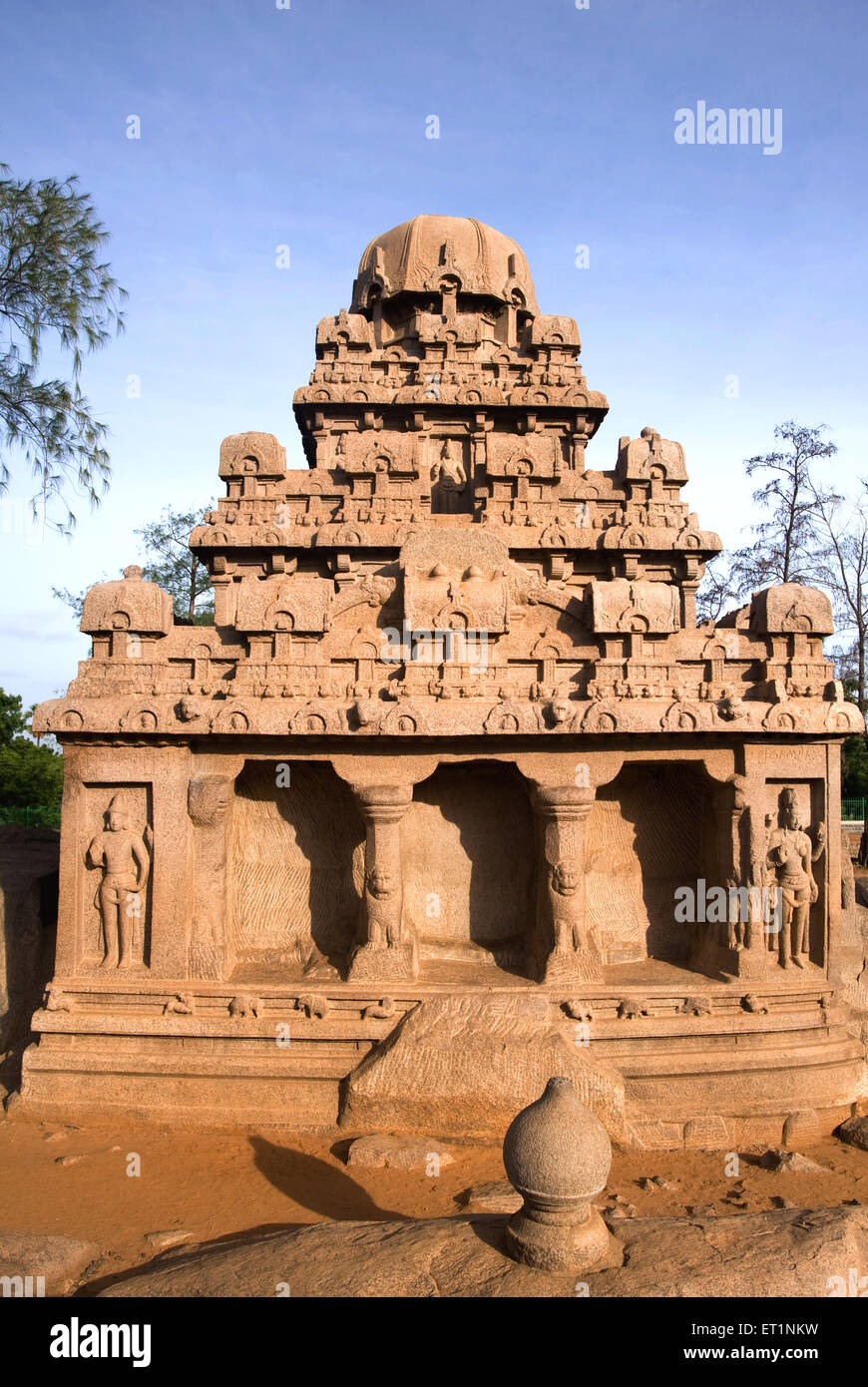 Dharmaraja ratha, Yudhishthra's Chariot, Pancha Rathas complex ...