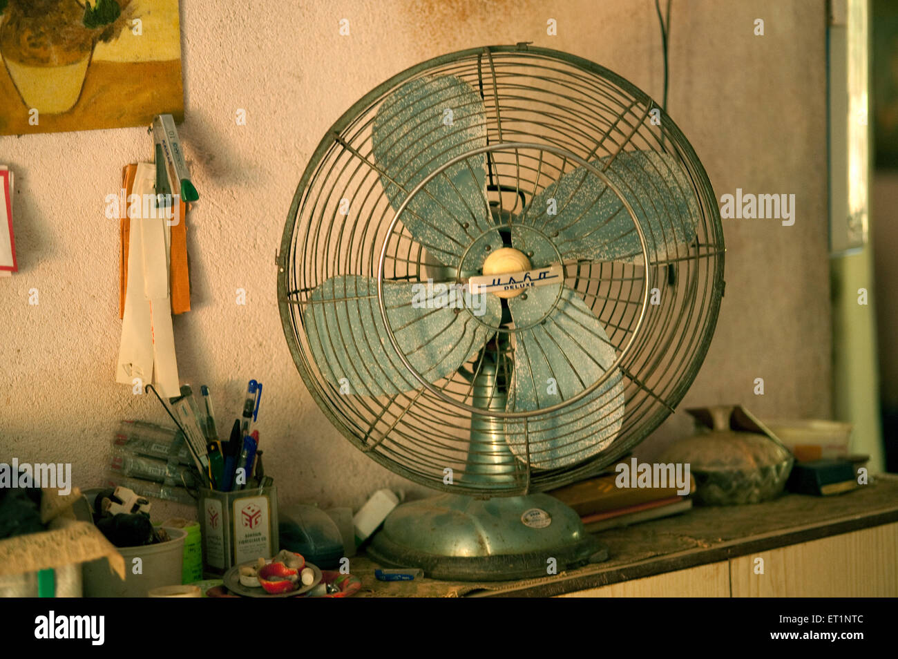 Table Fan High Resolution Stock Photography and Images - Alamy
