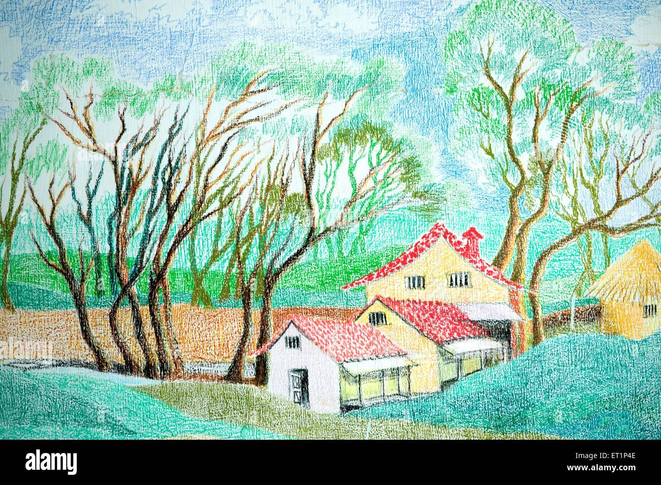 Landscape Sketches With Color