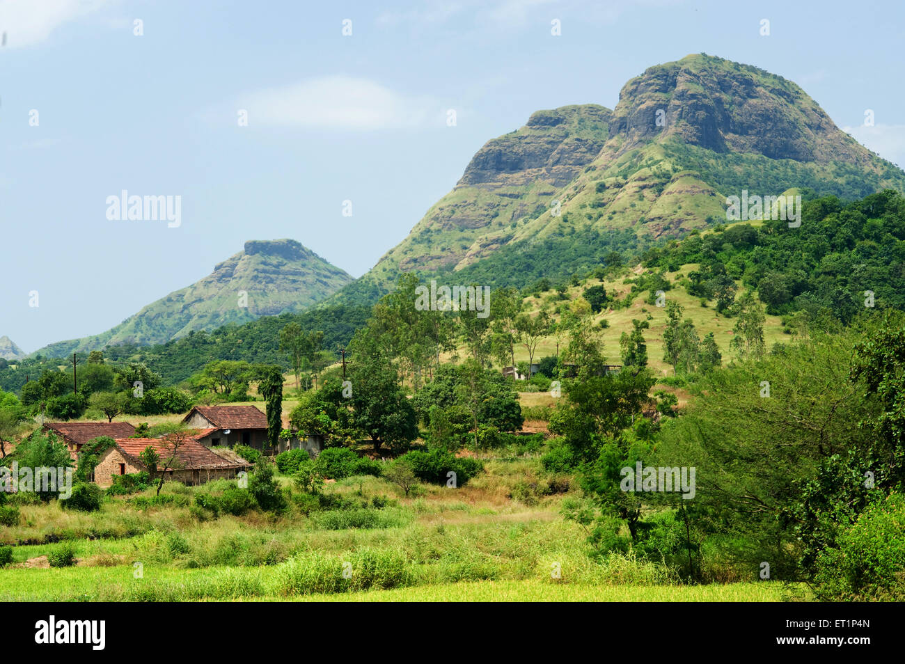 Western Ghats, Sahyadri mountain range, Pargaon, Poona, Pune ...