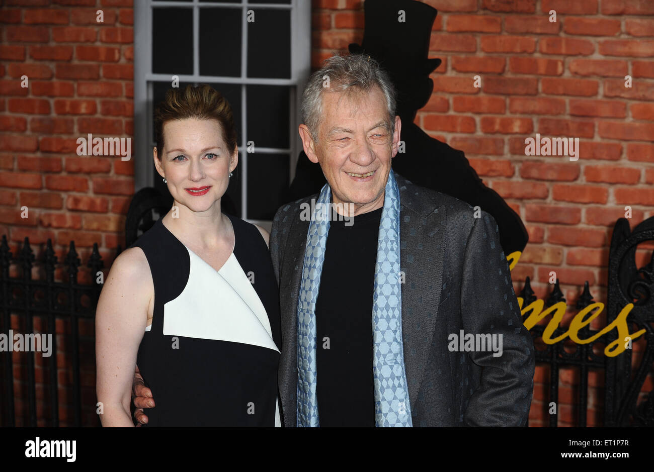 London, UK, UK. 10th June, 2015. Laura Linney an Ian McKellen attend ...