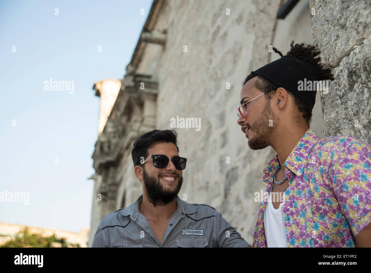Two Male Friends Talking Close High Resolution Stock Photography and ...