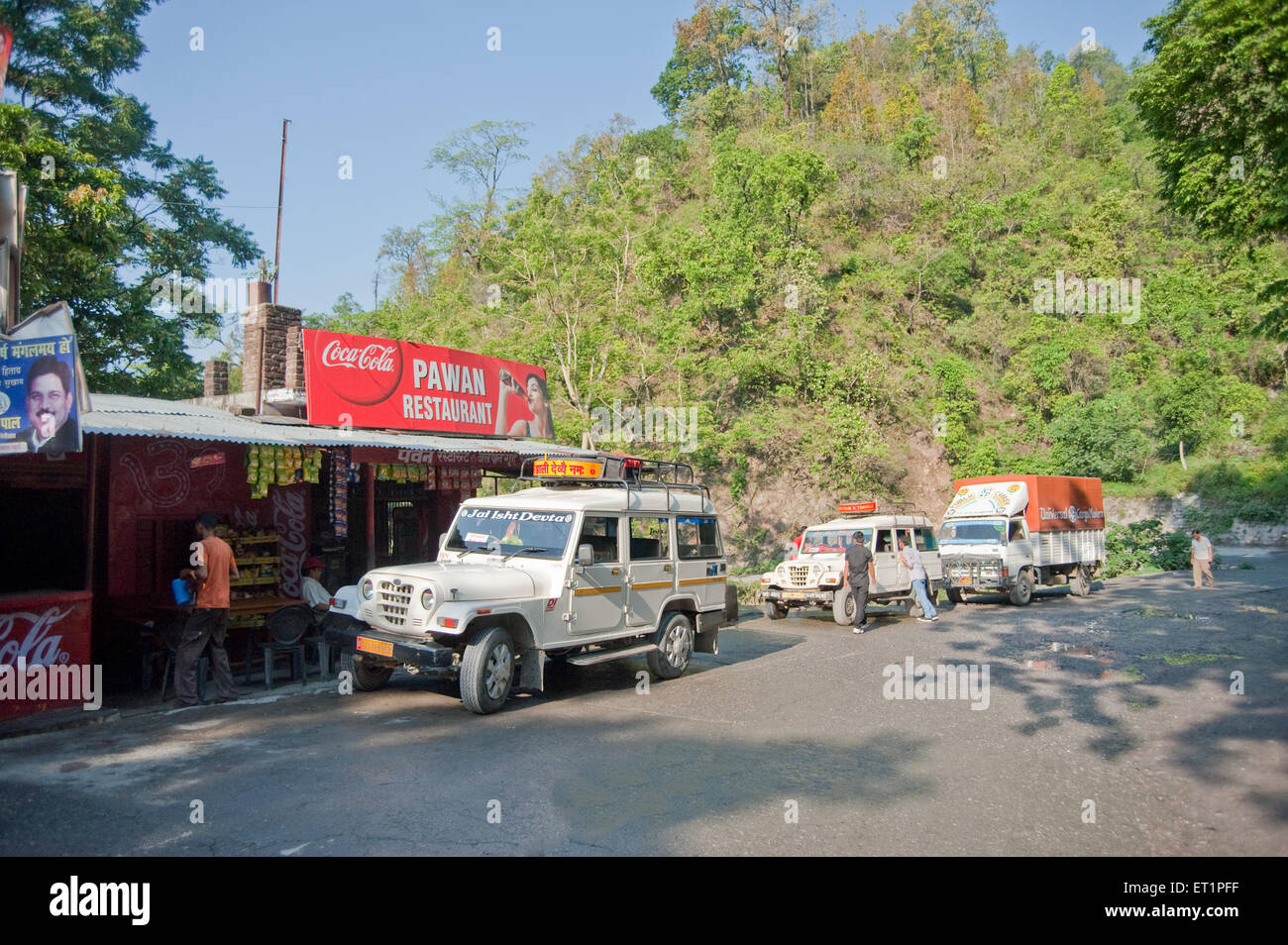 Road side restaurant, Pithoragarh, Kumaon, Uttarakhand, India, Asia ...