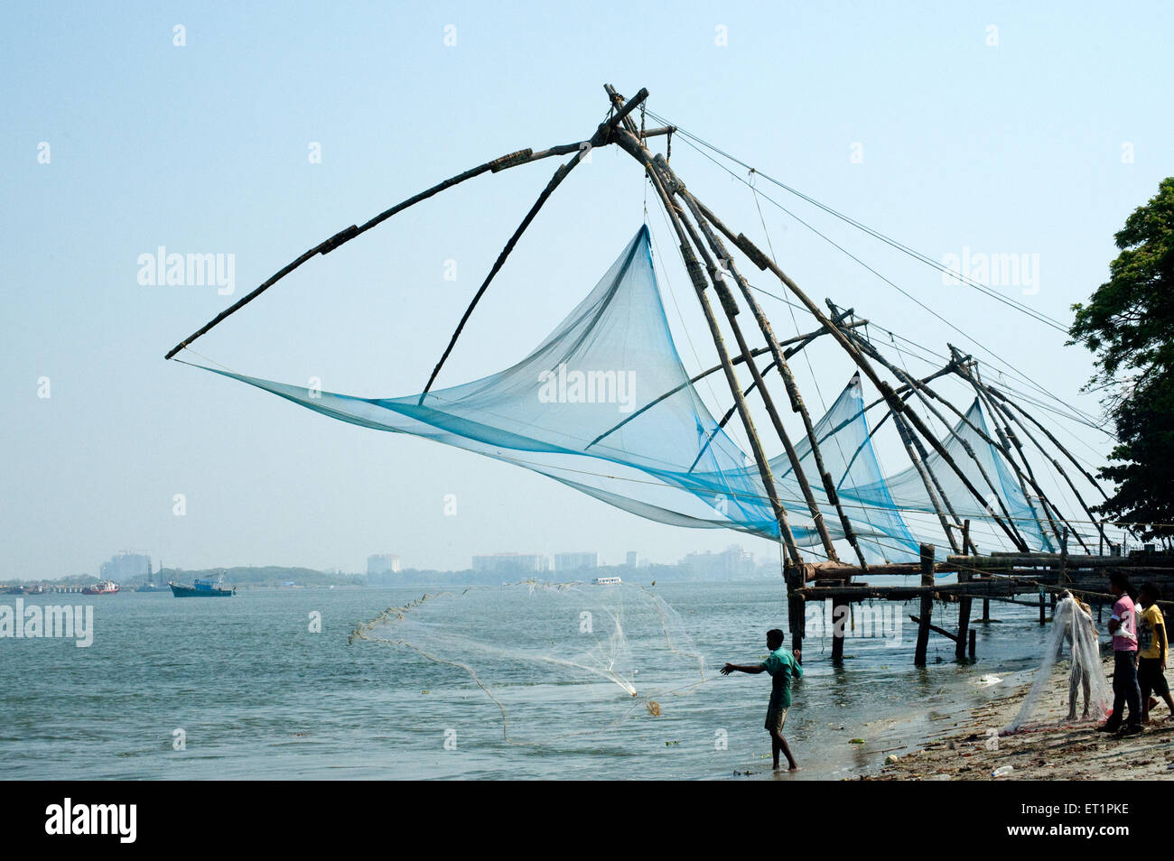 Fishermen and their nets High Resolution Stock Photography and Images ...