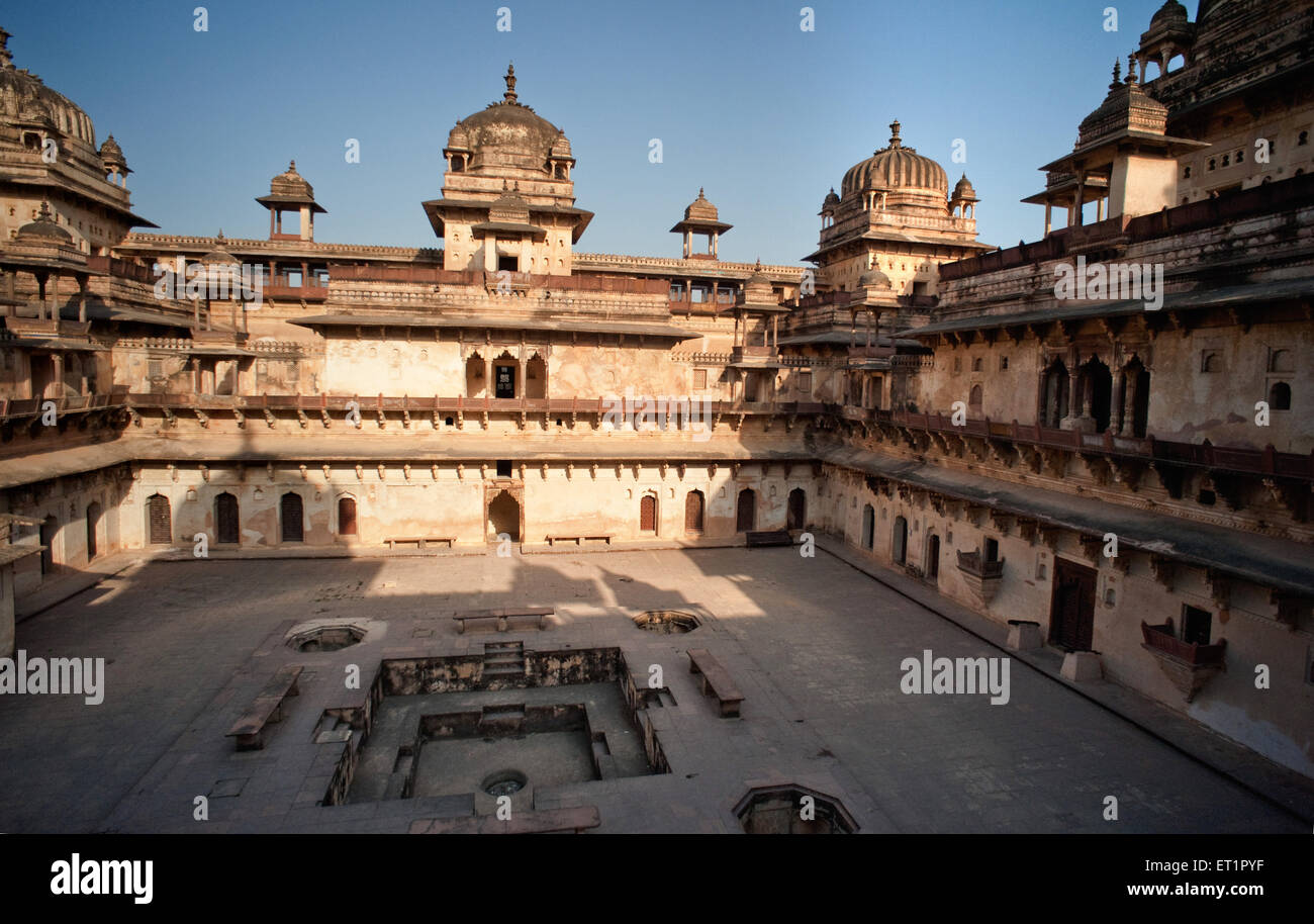 Jahangir mahal at Orchha ; Tikamgarh ; Madhya Pradesh ; India Stock ...