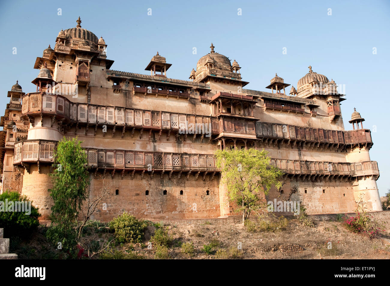 Jahangir mahal at Orchha ; Tikamgarh ; Madhya Pradesh ; India Stock ...