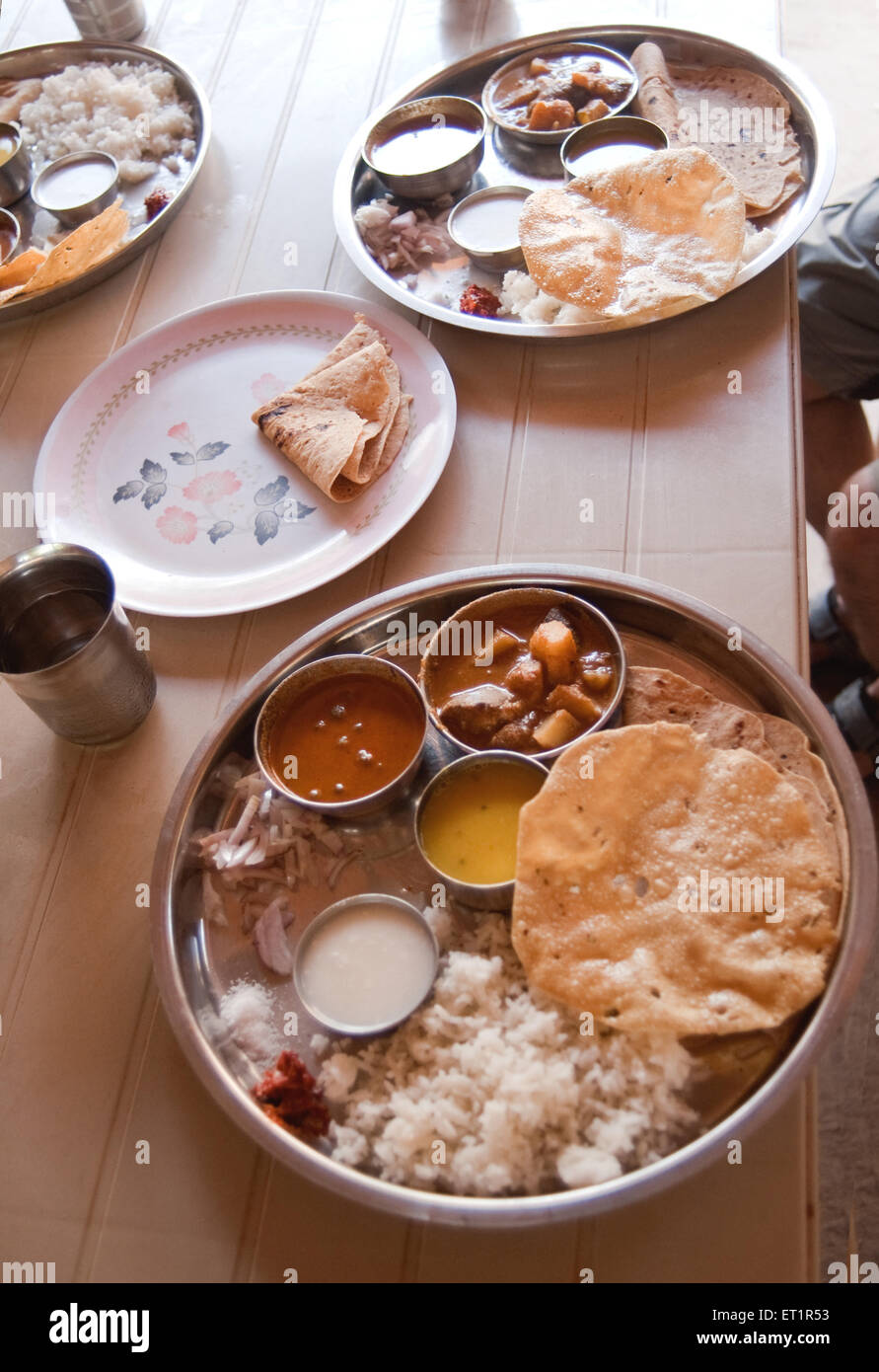 Typical Indian Lunch