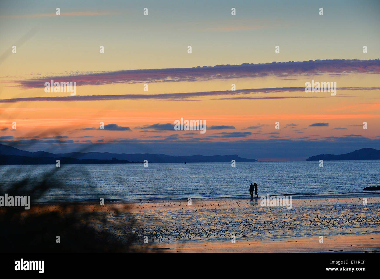 Lough Swilly, County Donegal. 10 June 2015. Ireland weather: Sunset. A ...