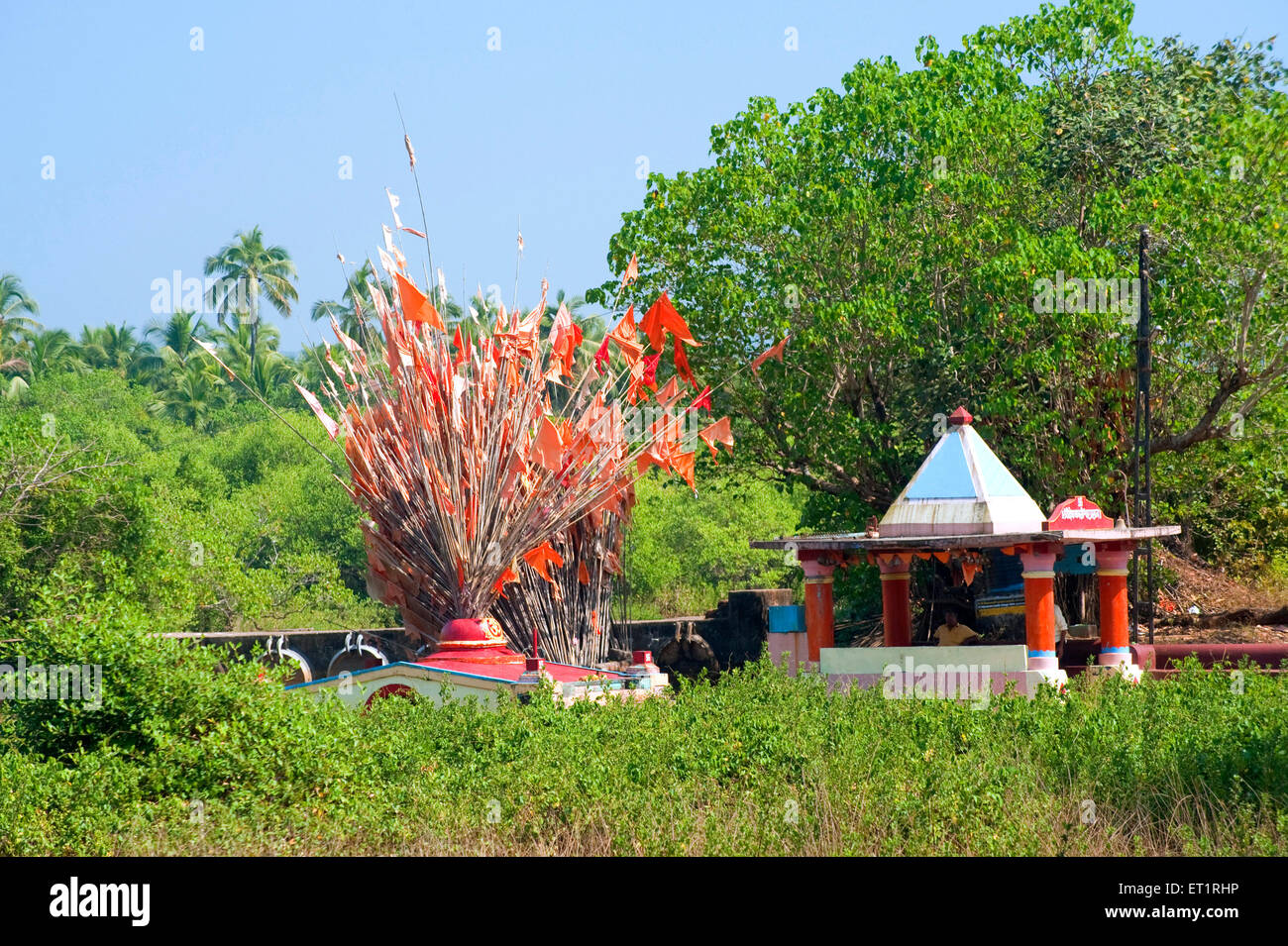 Hindu temple in vengurla sindhudurg ; Maharashtra ; India Stock Photo ...