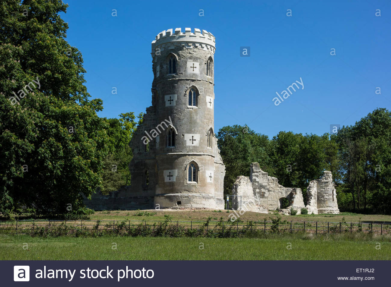 Wimpole Folly Cambridgeshire High Resolution Stock Photography and ...