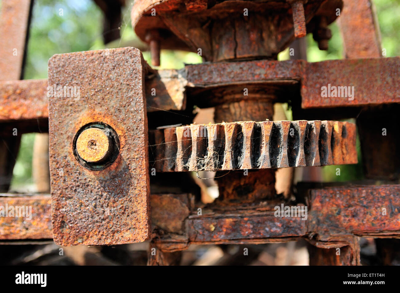 Rusted gears Stock Photo - Alamy