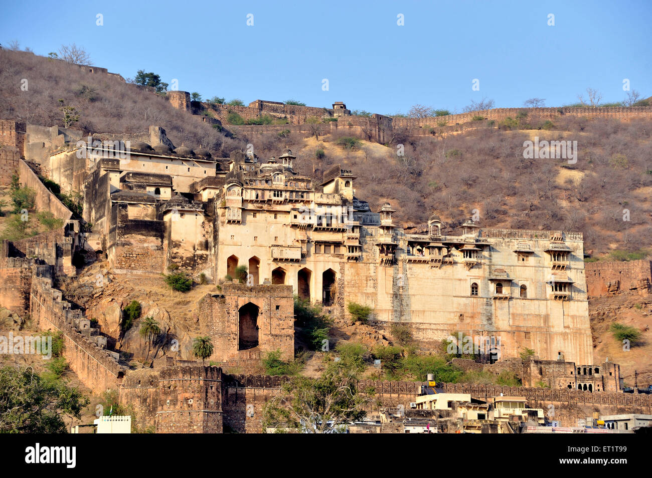 Bundi palace rajasthan india Asia Stock Photo - Alamy