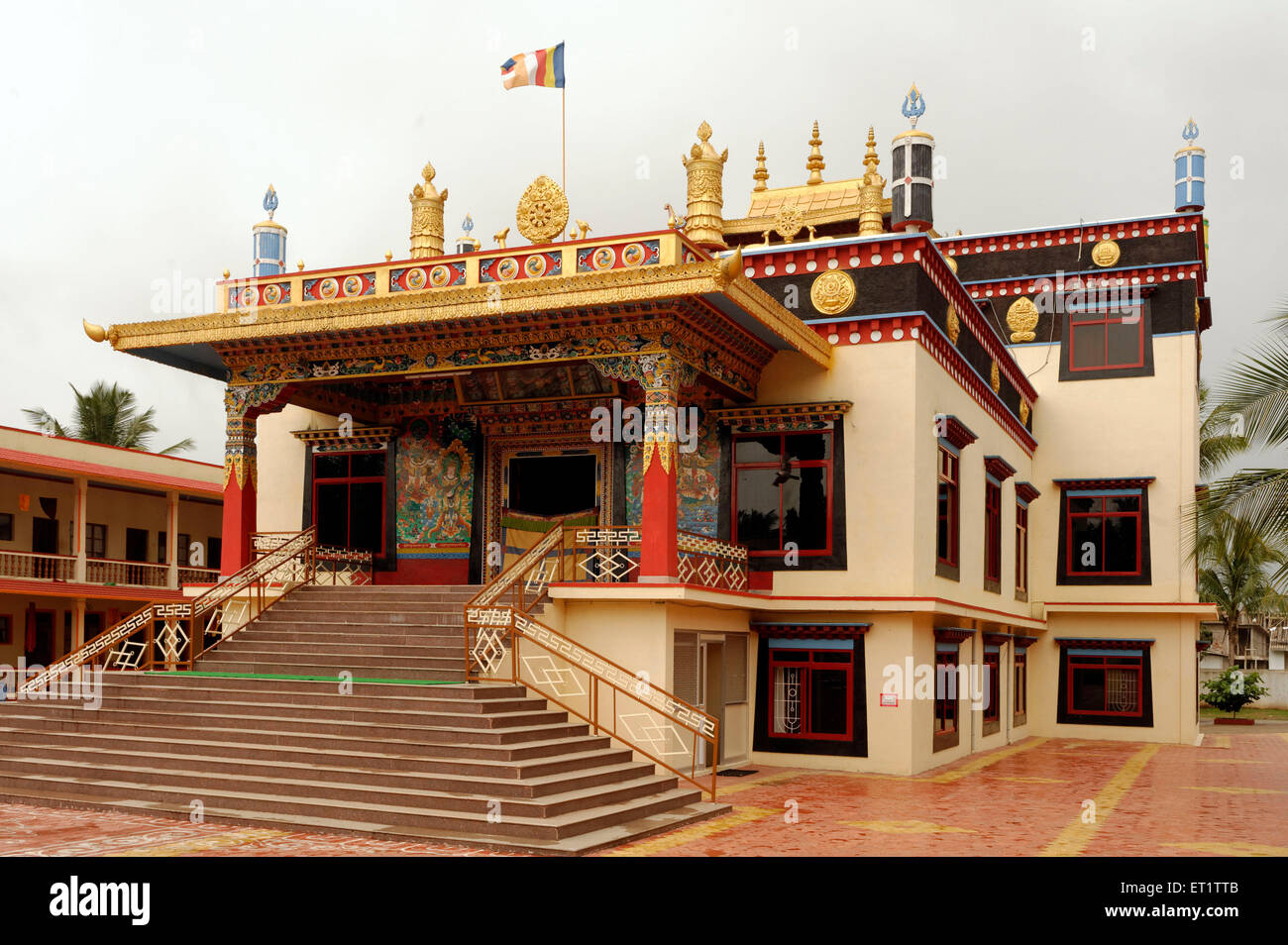Shar Gaden Monastery in Mundgod At Karnataka India Asia Stock Photo - Alamy