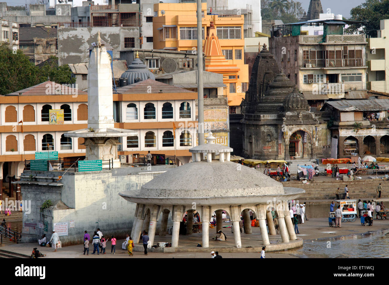 Gandhi talav godavari river nashik Maharashtra India Asia Stock Photo ...