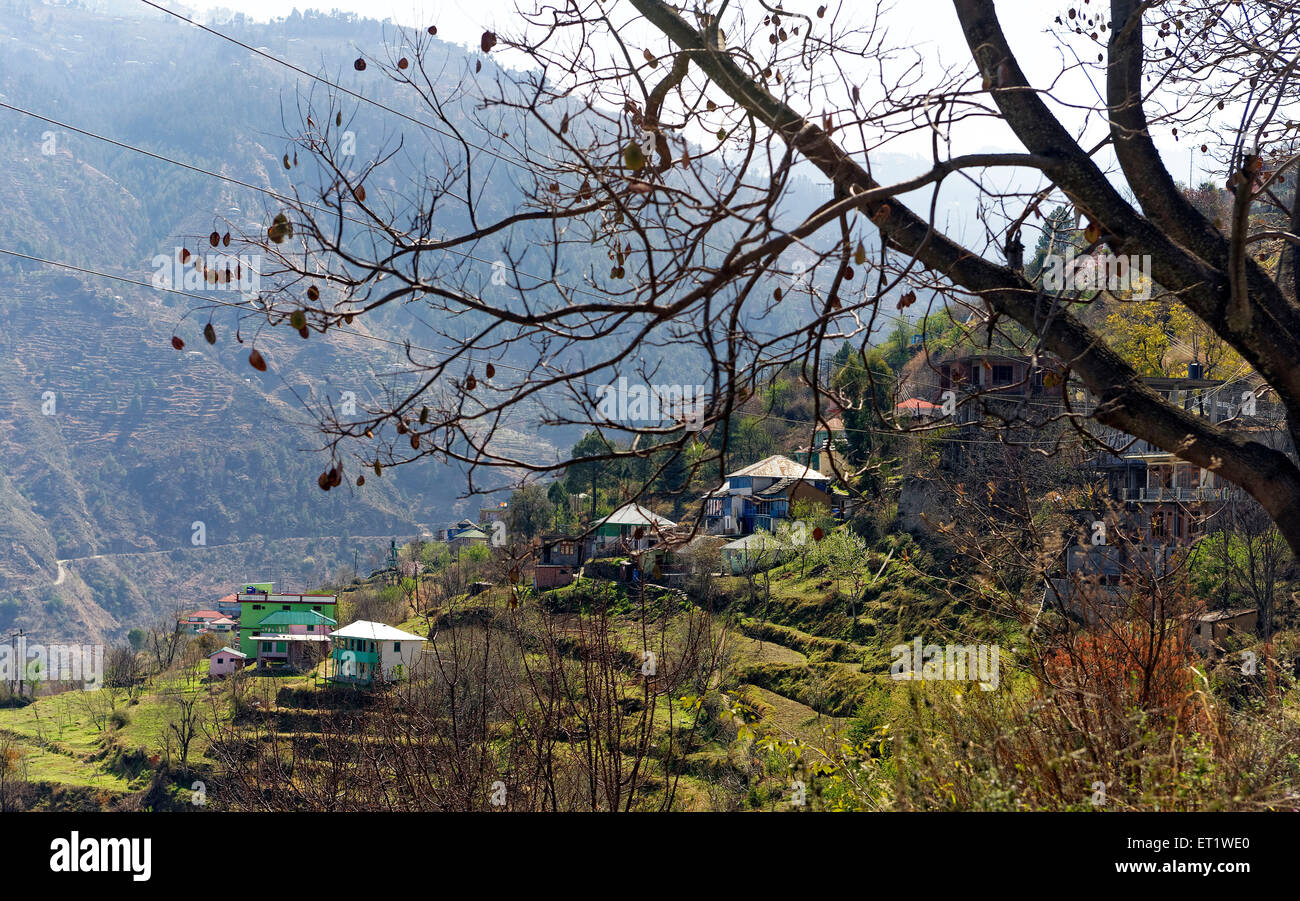 village landscape himachal pradesh india Asia Stock Photo - Alamy